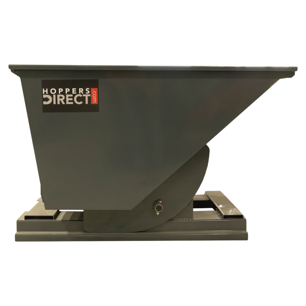 1 Yard Self Dumping Hopper | 1 Cubic Yard Steel Dump Hopper - Hoppers Direct