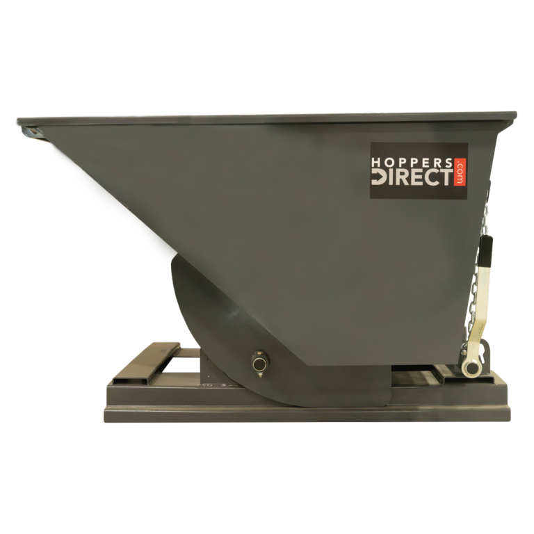 1 Yard Self Dumping Hopper | 1 Cubic Yard Steel Dump Hopper - Hoppers Direct