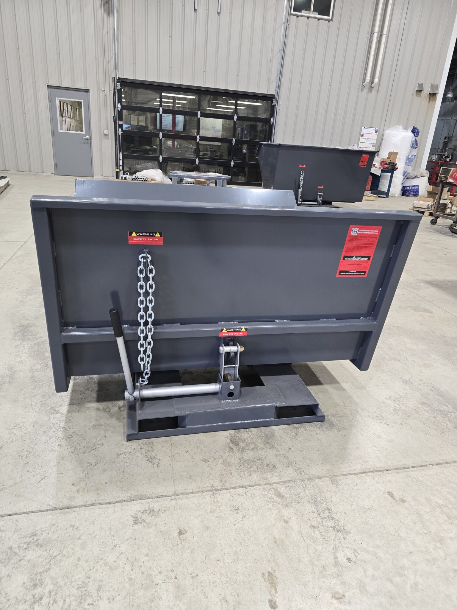 2-Yard Open-Side Hopper | Heavy-Duty & Reliable